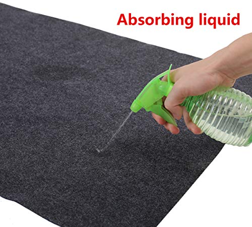 Under Washing Machine Mat，Dryer mat—Absorbent/Waterproof，Reduce vibration noise，Prevent water from spilling onto the floor，Home appliance mat，Non-slip Backing，Washable (36" x 36")