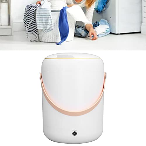 Arsor 3L Portable Washing Machine, Mini Sock Washer 15 Mins Auto Shutdown Compact Washer Easy to Use Camping Travel Spin Dryer for Underwear, Socks, Baby Clothes, Home, Apartments(White)