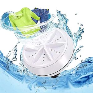 portable ultrasonic turbine washing machine,mini compact turbo washer, turbine sterilizes washer with usb power for home, travel, business trip apartment, dorm