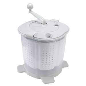 portable compact mini washing machine hand crank washing machine manual washing machine for dormitory apartment camping nordic grey