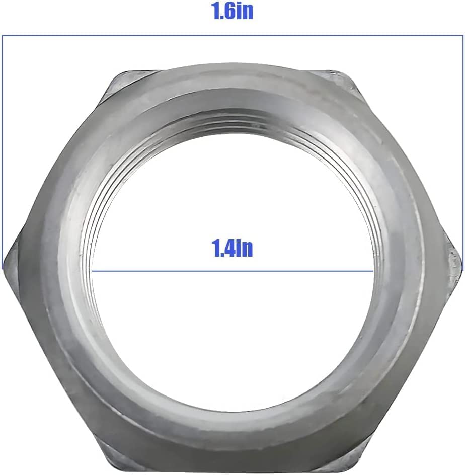 DDV Replace WH2X1193 Hub Nut Fits for General Electic Top-Load Washing Machines AP2045284 PS271505 AH271505 1.5 inch Diameter