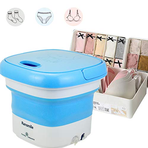 Portable Mini Folding Washing Machine Small Laundry Tub Wonder Magic Compact Washer Clothes Bucket for Baby Washer