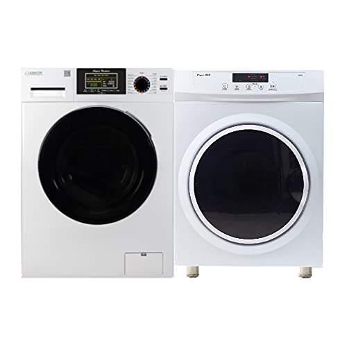 Equator 110V Laundry Centre 1.9 cf 1400RPM Washer+Vented 3.5cf Sensor/Refresh Dry