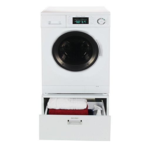 Equator Ver 2 Pro 24" Combo Washer Dryer Vented/Ventless 1200 RPM+Pedestal White