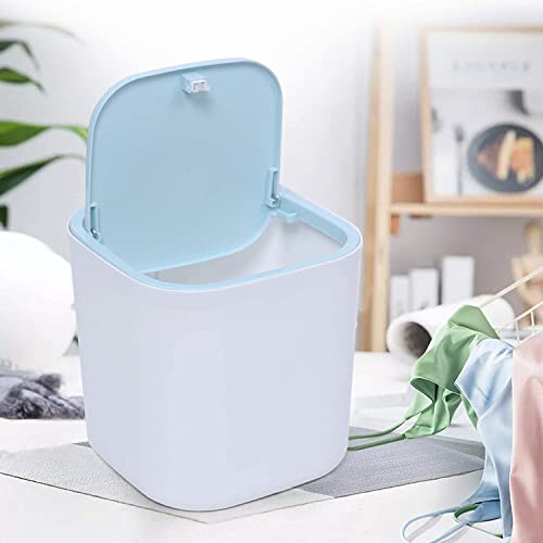 Portable Washing Machine USB Mini Washer Compact Counter Top Washing Machine Rotary Laundry Machine for Camping Traveling RVs Dorms Small Space, 6.69x6.69x6.69 Inch(Blue)