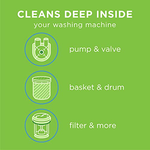 Everydrop by Whirlpool Ice and Water Refrigerator Filter 4, EDR4RXD1, Single-Pack & Affresh Washing Machine Cleaner, Cleans Front Load and Top Load Washers, Including HE, 6 Tablets