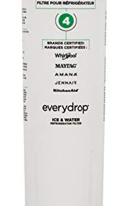 Everydrop by Whirlpool Ice and Water Refrigerator Filter 4, EDR4RXD1, Single-Pack & Affresh Washing Machine Cleaner, Cleans Front Load and Top Load Washers, Including HE, 6 Tablets