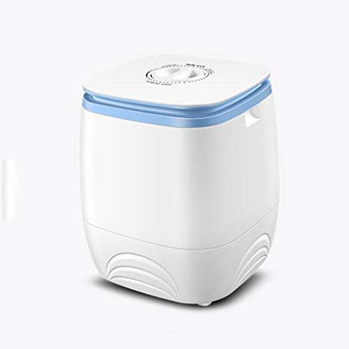 ZLXDP Electric Mini Clothes Washing Machine Top Loading Semi-Automatic 2.0kg Garment Washer+1.5kg Dryer Single Tub Cloth Drying (Color : E)