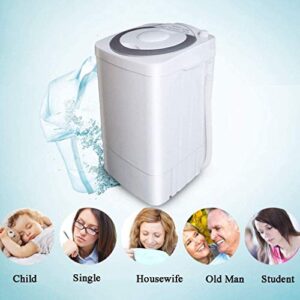 ZLXDP Mini Washing Machine Small Mini Large Capacity Single Barrel Semi-Automatic Single Cylinder Household