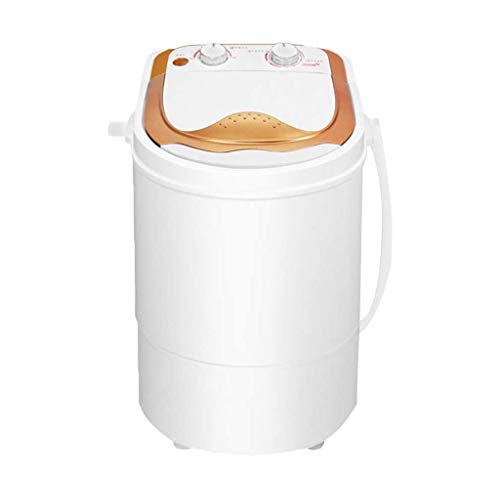 ZLXDP Single Bucket Mini Washing Machine Small Eluting One Washing Socks Underwear Dormitory Household (Color : Gray)