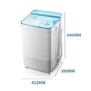 ZLXDP Dehydration Machine Household Small Single Spin Large Capacity Dormitory Mini Single Dehydration Bucket Spin Bucket