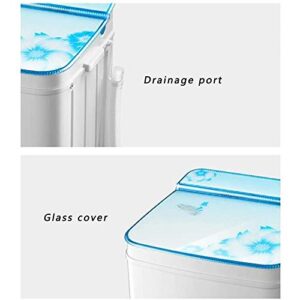 ZLXDP Dehydration Machine Household Small Single Spin Large Capacity Dormitory Mini Single Dehydration Bucket Spin Bucket