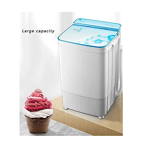 ZLXDP Dehydration Machine Household Small Single Spin Large Capacity Dormitory Mini Single Dehydration Bucket Spin Bucket