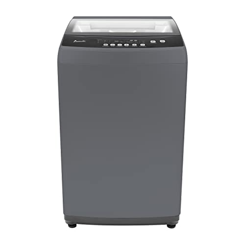 Avanti STW20D2P Portable Washing Machine 2.0 Cu. Ft. Capacity with Standard Sink/Faucet Attachment, 6 Cycles, Compact for Apartments Dorms and RVs, Gray