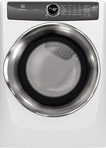 Electrolux EFMG527UIW 27 Inch Gas Dryer with 8 cu. ft. Capacity, 8 Dry Cycles, 5 Temperature Settings, in White