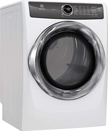 Electrolux EFMG527UIW 27 Inch Gas Dryer with 8 cu. ft. Capacity, 8 Dry Cycles, 5 Temperature Settings, in White