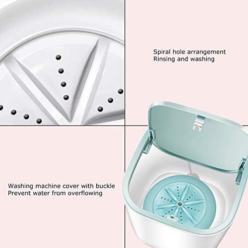 Mini Washing Machine Compact Counter Top Washer,3.8L High Capacity Portable USB Powered for Camping, Traveling, Apartments, Dorms, RVs