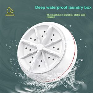 Mini Washing Machine - 27W High Power Turbo Washer Multifunctional Portable Washing Machine USB Powered Mode, Suitable for Travel, Camping, Student Dorm, Business Travel