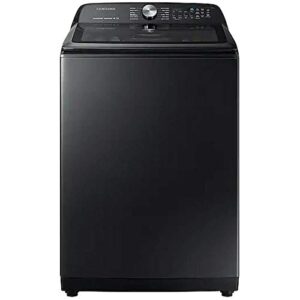 samsung wa50r5400av 5.0 cu. ft. black stainless top load washer with super speed wa50r5400av/us