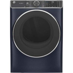 ge® 7.8 cu. ft. capacity smart front load electric dryer with steam and sanitize cycle