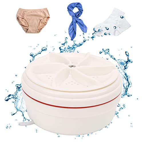 Mini Ultrasonic Dishwasher, Portable Automatic Washing Machine with USB for Home Business Travel College Room RV Apartment