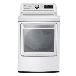 lg dle7300we 7.3 cu. ft. smart wi-fi enabled electric dryer with sensor dry technology