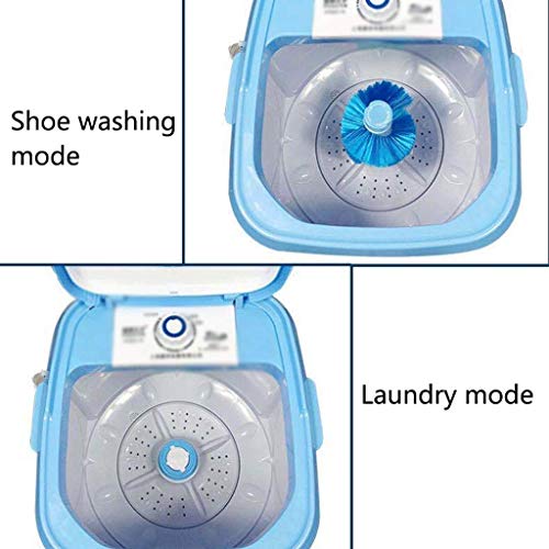 Zzmop Portable Clothes Washing Machine,Mini Smart Semi-Automatic Shoes Washer,3 Modes,Washing Capacity 6.5KG,for Camping Apartments Dorms RV Home