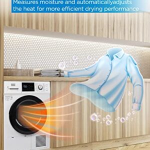 BLACK+DECKER BDFH44M Heat Pump, 4.4 Cu. Ft. Electric Clothes Ventless Dryer, White