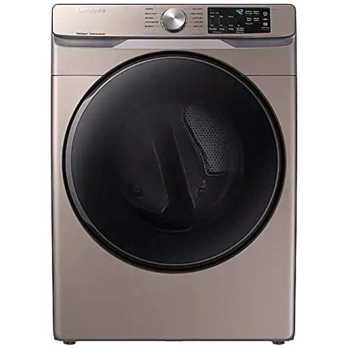 Samsung DVE45R6100C 7.5 cu. ft. Electric Steam SanitizePlus Dryer - Champagne