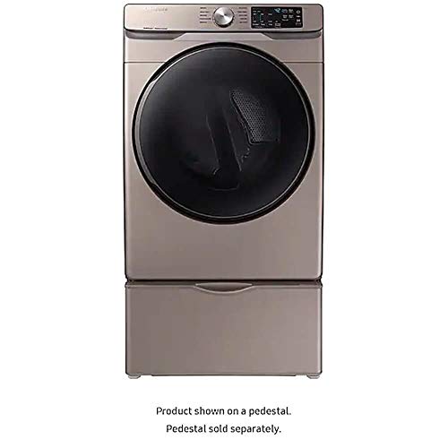 Samsung DVE45R6100C 7.5 cu. ft. Electric Steam SanitizePlus Dryer - Champagne