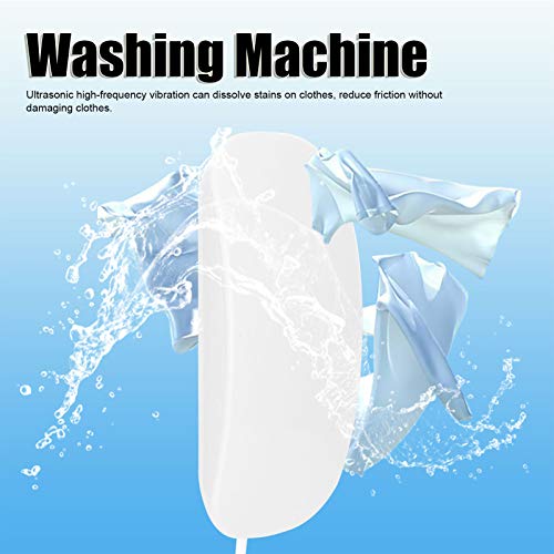 Mini Portable Ultrasonic Automatic Electric Washing Machine Washer Laundry Household Small Ultrasound Turbo Travel Washer