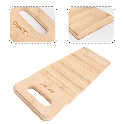 Cabilock 2 Pieces Wood Washing Clothes Washboard Laundry Travel Washboard Cloth Washing Board Board Laundry Washboard