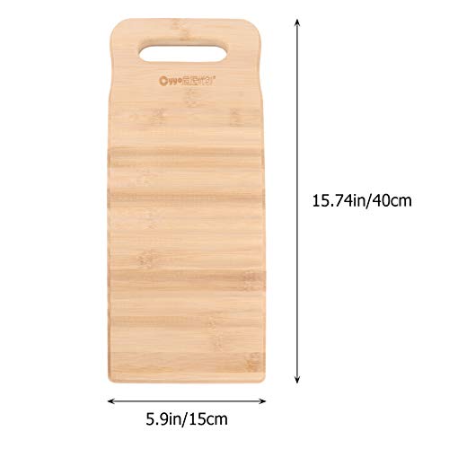 Cabilock 2 Pieces Wood Washing Clothes Washboard Laundry Travel Washboard Cloth Washing Board Board Laundry Washboard