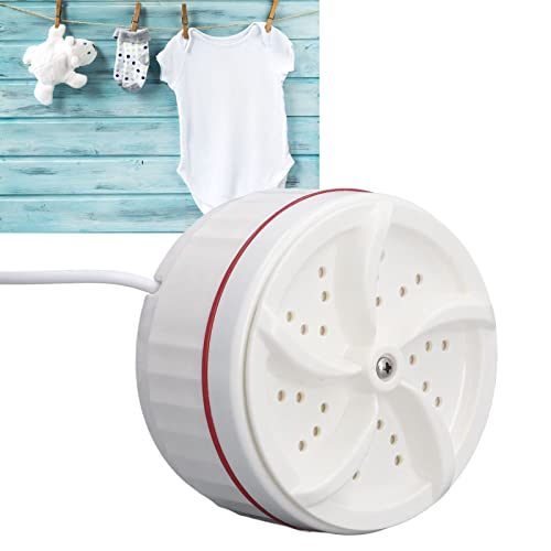 YEmirth Mini Washing Machine,Ultrasonic Turbine Washing,Machine Portable Turbo Washing Machine for Travelling,Business Trip,Camping,College Room,Turbo Washer for Cleaning Sock,Underwear,Small Rags