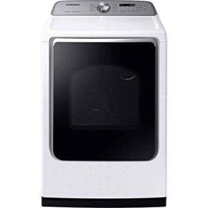 samsung dve54r7200w 7.4 cu.ft. white electric dryer