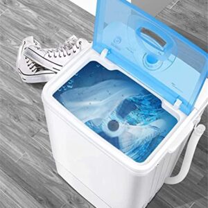 MingrXieh Portable Washing Machine and Mini Electric Shoe Washing Machine, 5.0Kg Automatic Washing Machine 2-4 Pairs of Shoes Washing Capacity, for Apartment Dormitory