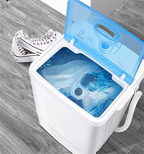 MingrXieh Portable Washing Machine and Mini Electric Shoe Washing Machine, 5.0Kg Automatic Washing Machine 2-4 Pairs of Shoes Washing Capacity, for Apartment Dormitory