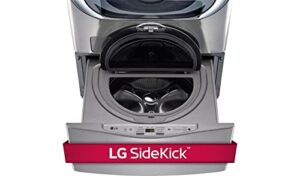 lg wd100cv 1.0 cu. ft. graphite sidekick pedestal washer