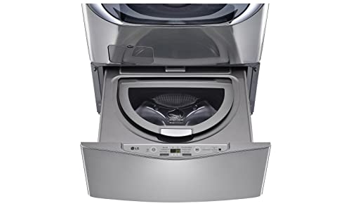 LG WD100CV 1.0 Cu. Ft. Graphite SideKick Pedestal Washer