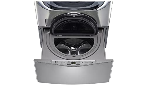 LG WD100CV 1.0 Cu. Ft. Graphite SideKick Pedestal Washer