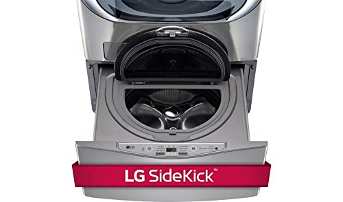 LG WD100CV 1.0 Cu. Ft. Graphite SideKick Pedestal Washer