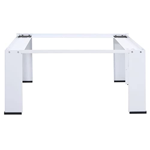 Washing Machine Pedestal Washing and Drying Machine Pedestal Base Stand Washer Dryer Stand Heavy Duty Washing Machine Pedestal Steel Washing Machine Stand White 27.2 x 27.2 x 12.8 inch (W x D x H)