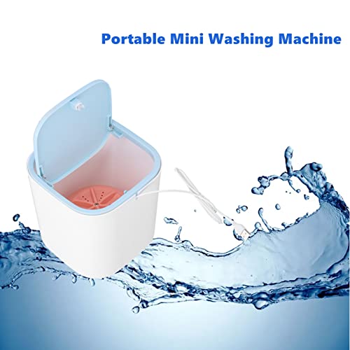 Small Washing Machine, Portable Mini Washing Machine, Three Layer, Washing Capacity 3.8lbs, USB Cable, Low Noise, for Dorms, Apartments, Camping