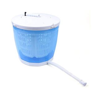 2 in 1 Portable Mini Laundry Machine Traveling Outdoor Washing Machine Compact Washer Spin Dryer Labor-saving