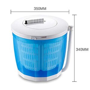 2 in 1 Portable Mini Laundry Machine Traveling Outdoor Washing Machine Compact Washer Spin Dryer Labor-saving