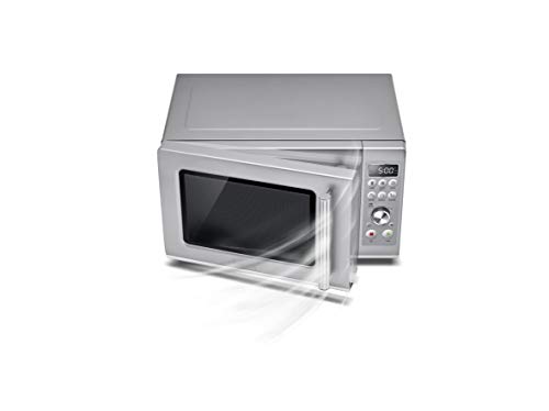 Breville Compact Wave Soft-Close Microwave Oven, Silver, BMO650SIL