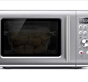 Breville Compact Wave Soft-Close Microwave Oven, Silver, BMO650SIL