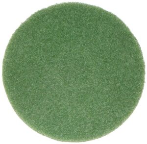 oreck commercial 437.056 cleaning orbiter pad, 12″ diameter, for 550mc orbiter floor machine, green