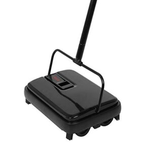 eyliden carpet sweeper, mini size lightweight hand push carpet sweepers – no noise, non-electric – easy manual sweeping, automatic compact broom only for carpet cleaning