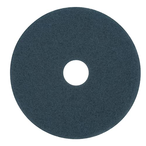 3M Cleaner Floor Pad 5300, 12" Diameter, Blue (Case of 5)